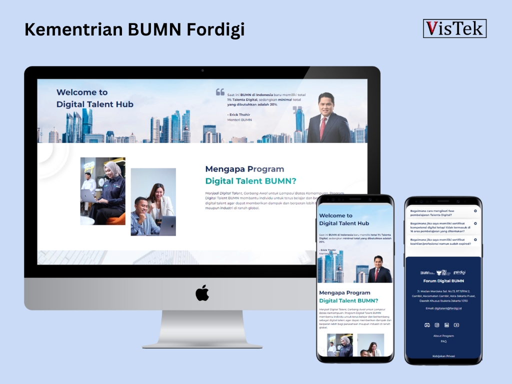 Jasa Pembuatan Website Profesional - Vistek Software House Bandung
